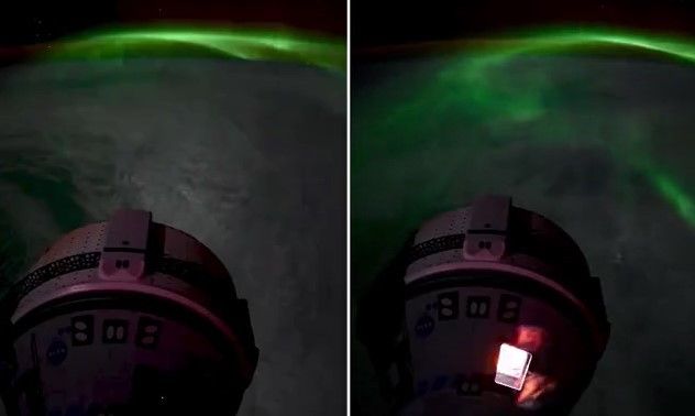 Videoja mbresëlënëse e filmuar nga astronauti i NASA-s tregon një aurorë të gjelbër nga 250 ...
