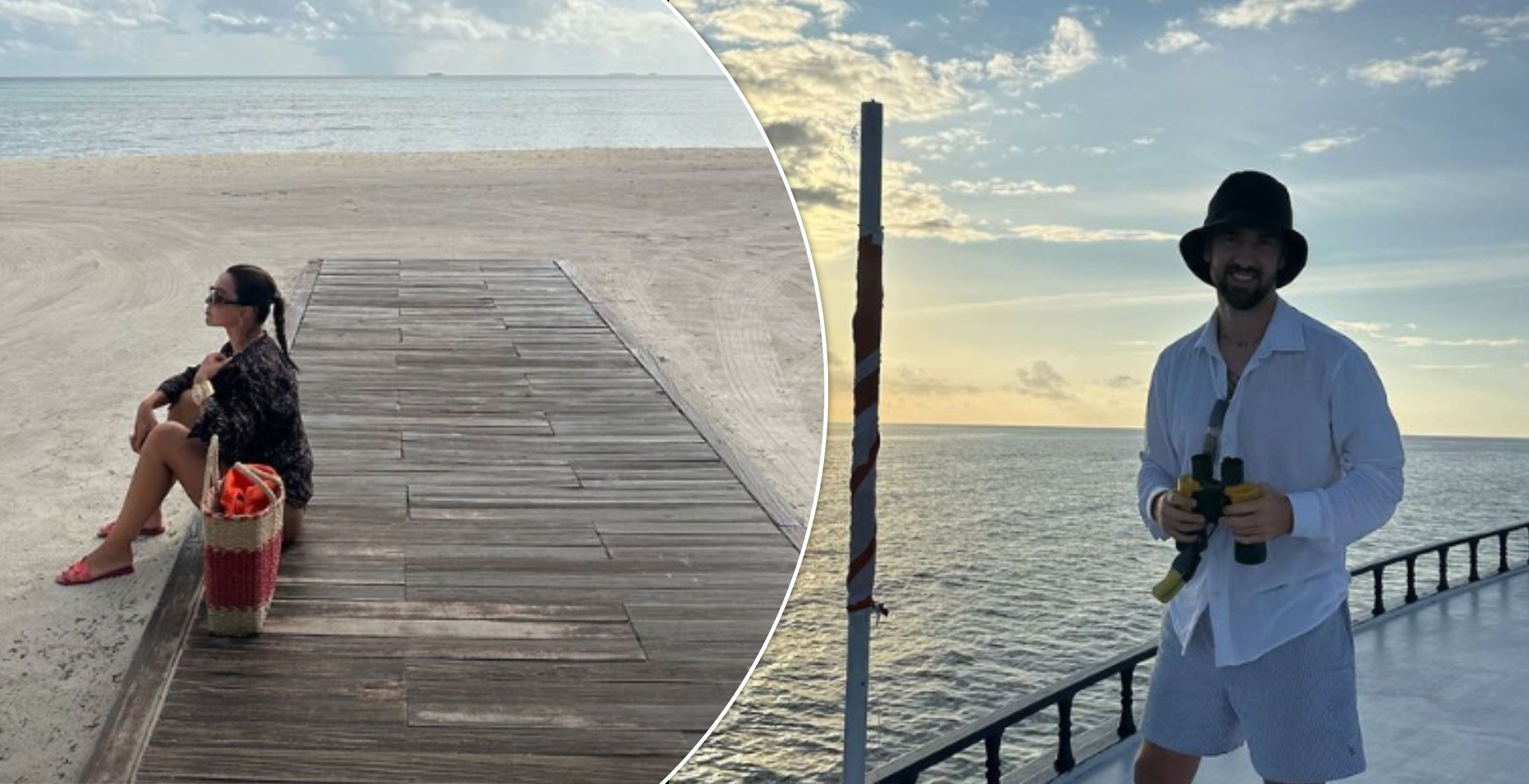 Megi Pojani and Endri Çekici on vacation in the Maldives? - Telegraph ...