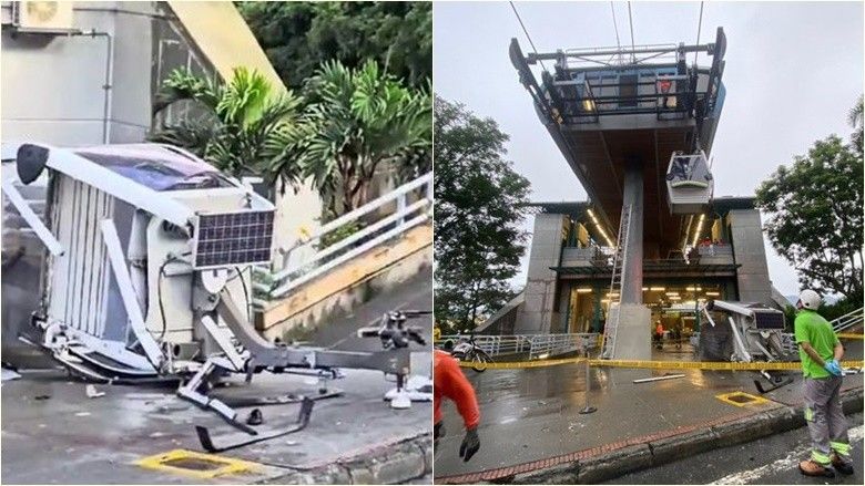 One dead, several injured - after a cable car fell from a "station" in ...
