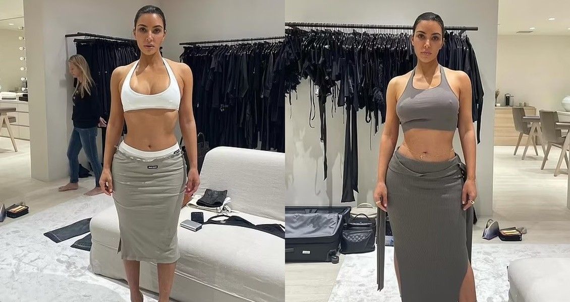 Kim Kardashian models some amazing outfits, showing off her stunning ...