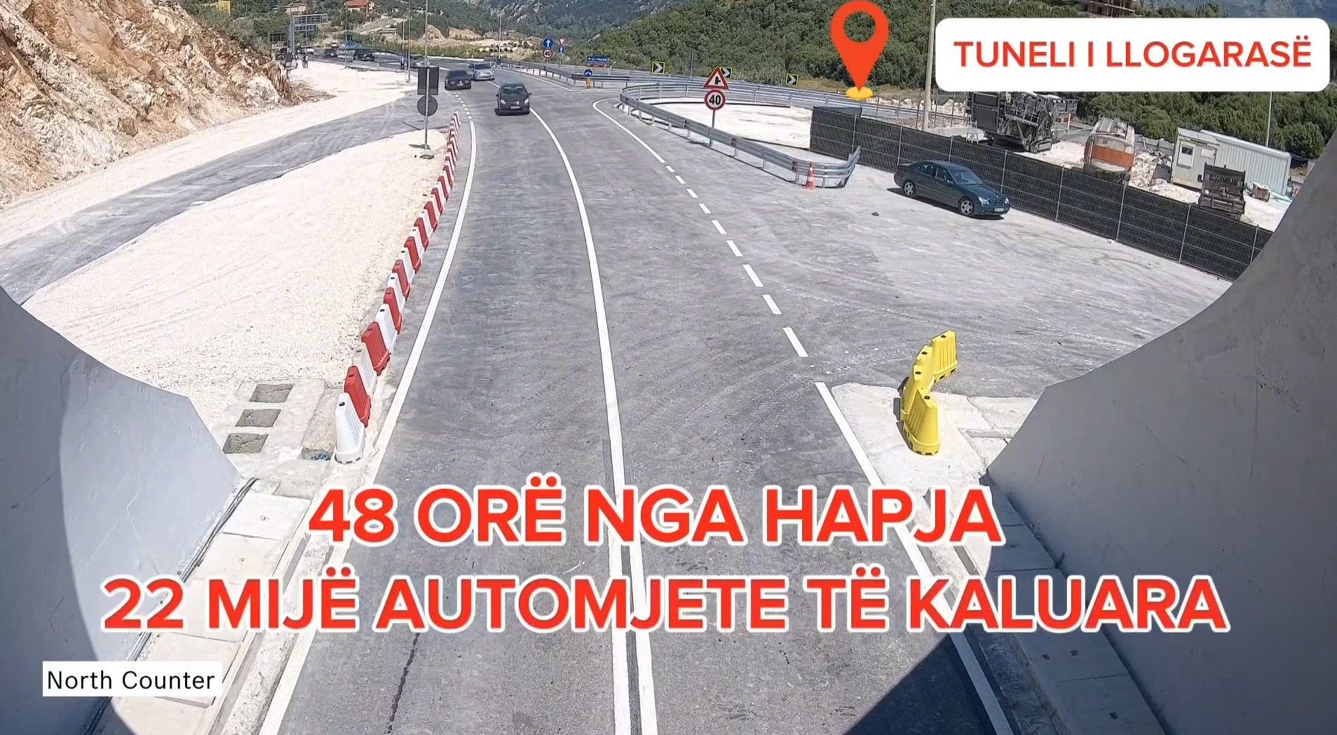 Llogara tunnel, 22 thousand vehicles in 48 hours - Telegraph - Telegraph