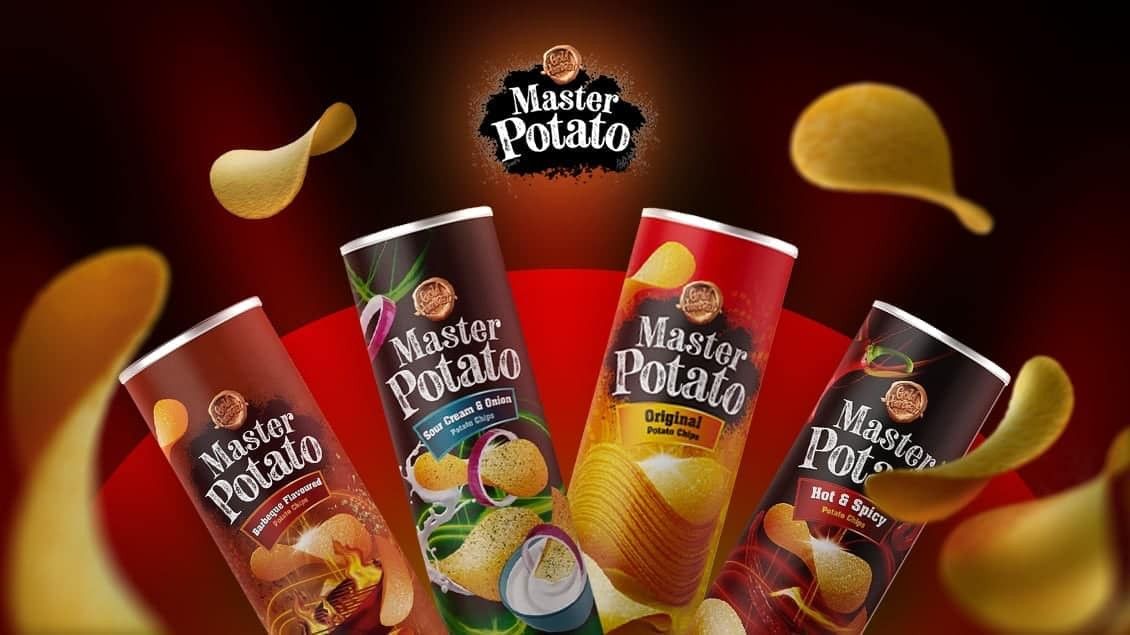 The big, giant Master Potato presents you with his four flavors ...