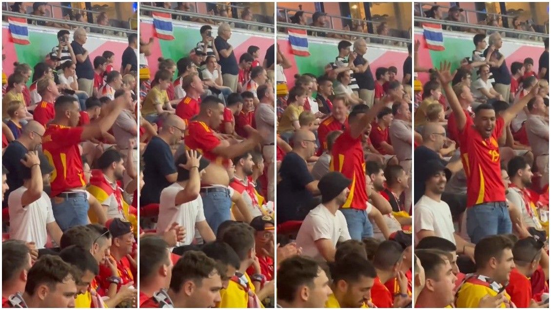 Proud as he is, Lamine Yamal's father's party goes viral after the goal ...