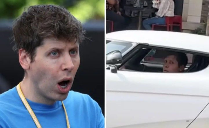Sam Altman is seen driving a car that could cost 5 million dollars ...