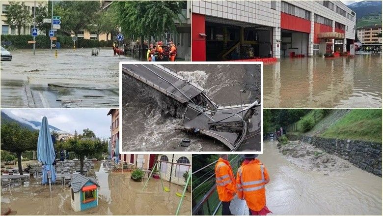 U regjistruan mijëra vetëtima në të gjithë vendin – reshje të mëdha ...