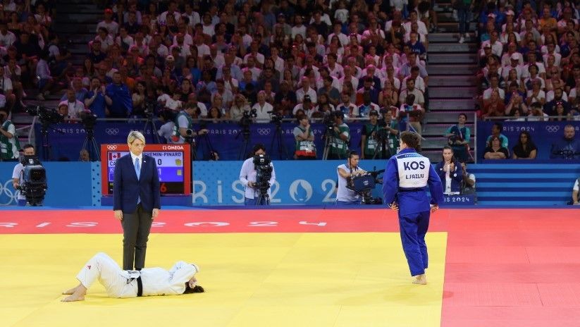 Laura Fazliu fiton në repesazh, një fitore e ndan nga medalja olimpike ...