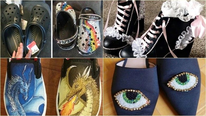 Some cases when creative people transformed shoes, from ordinary to ...