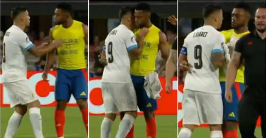Luis Suarez tried to bite the Colombia player, while he punched a coach ...