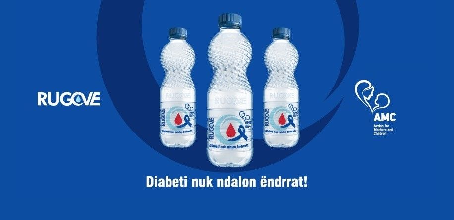Lansohen 1 milion shishe Ujë Rugove me sloganin “Diabeti nuk ndalon ...