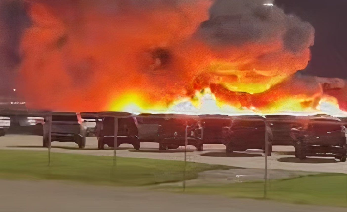 Fire at a Rivian factory in Illinois - reported over 50 damaged ...