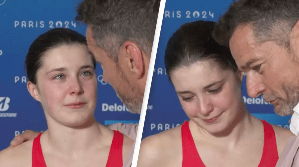 An emotional video between the contestant and her father is being ...