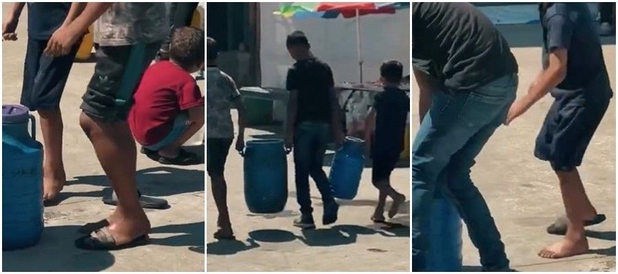 They challenge the 'heat of the earth' in Gaza - the moment when ...