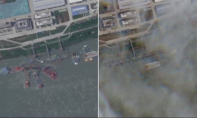 While the final tests were being carried out, China's new submarine ...