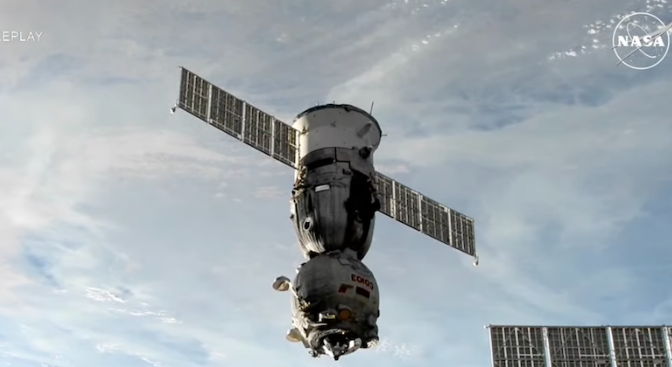 Two NASA cosmonauts and an astronaut return from the International ...