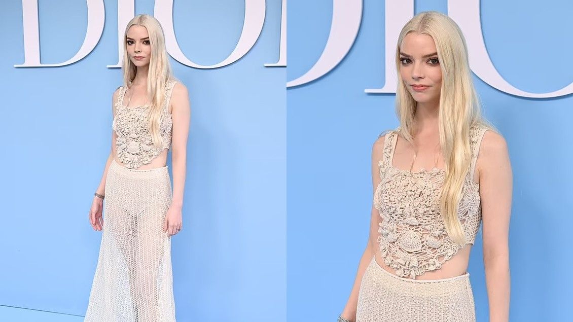 Anya Taylor Joy shone at the Dior event during Paris Fashion Week, the ...