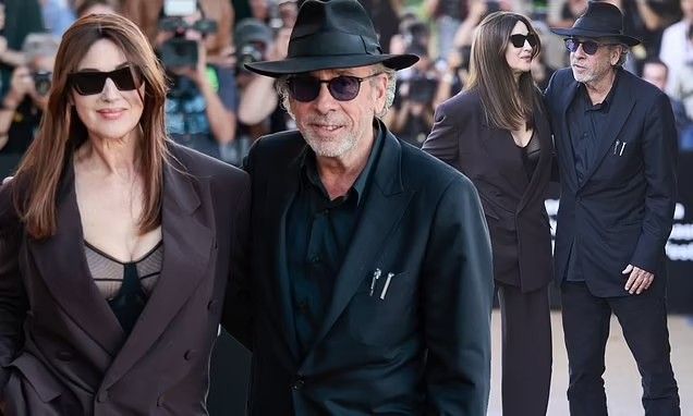 Monica Bellucci takes the spotlight in an elegant suit, while appearing ...