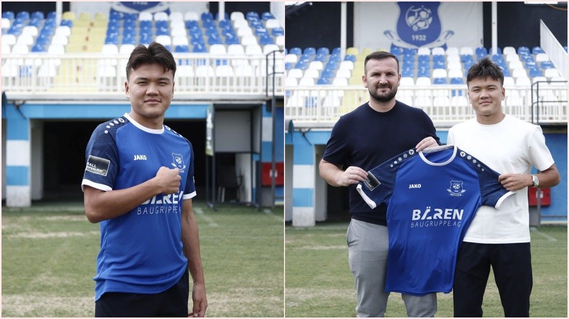 Official: Beknaz Almazbekov signs for three years with Llap - Telegrafi ...