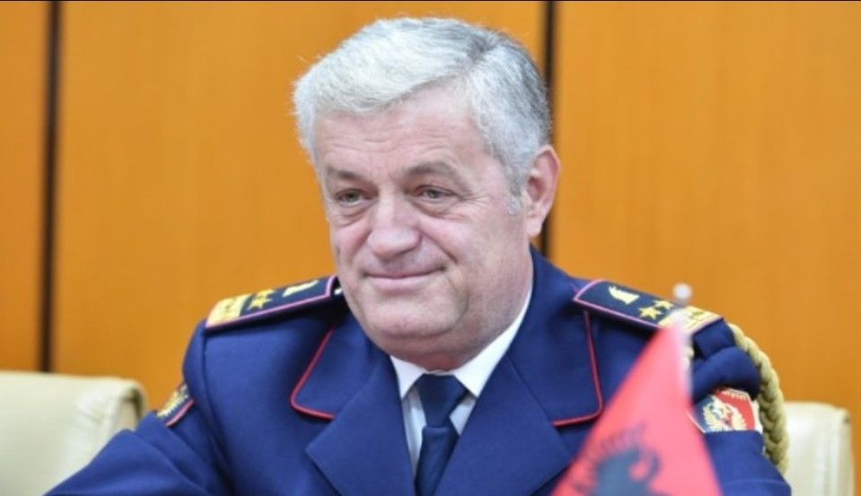 The director of the State Police in Albania, Muhamet Rrumbullaku ...