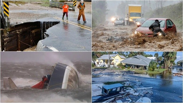 Dramatic images from the southern US showing the extent of the ...