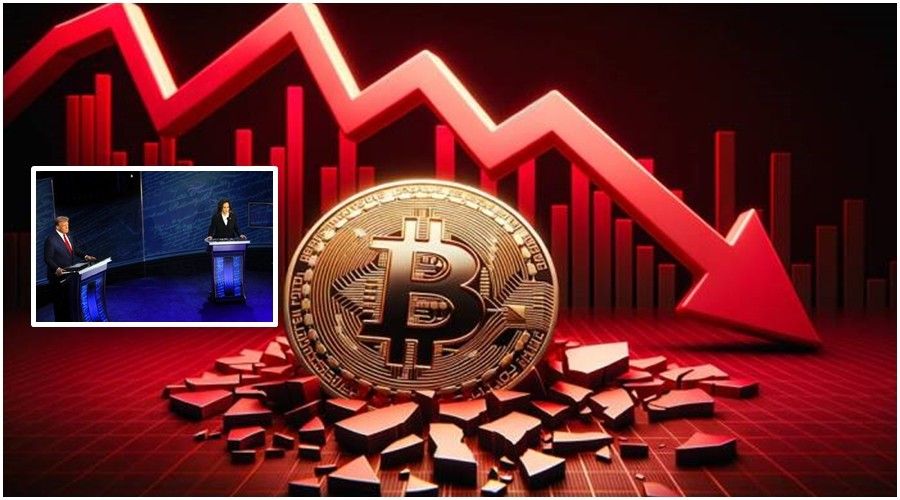 Harris won the debate with Trump - Bitcoin's value drops - Telegraph ...