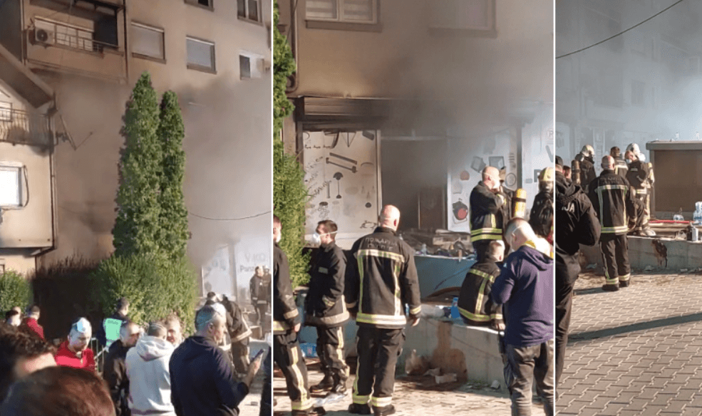 Even after 20 hours, there is still smoke in the building in Çair ...