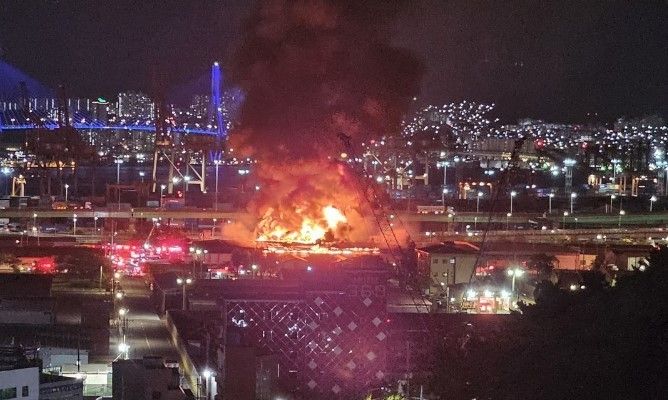 Big fire at the US military base in South Korea - details and first ...