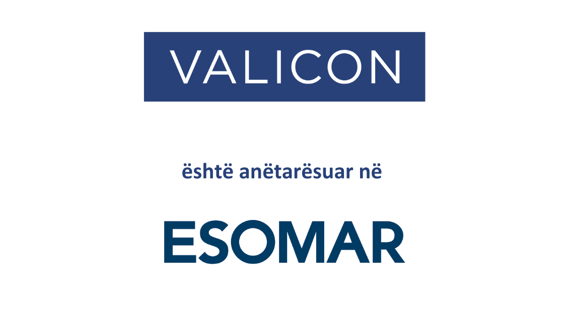 VALICON Kosova bëhet anëtarë i ESOMAR-it, duke vazhduar angazhimin për ekselencë në hulumtimin e ...