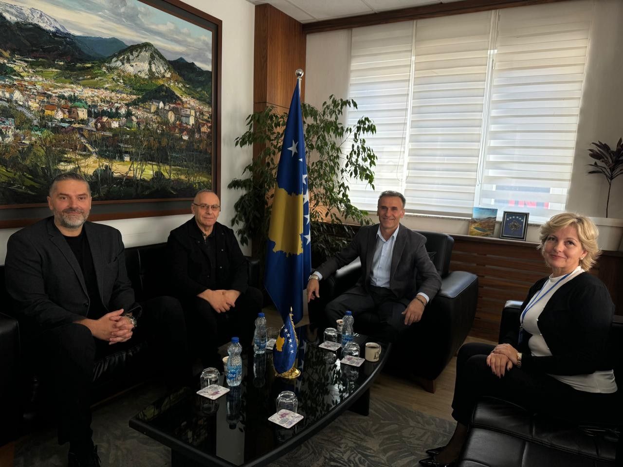 Ademi and Fetahu meet with the mayor of Leposaviq, discuss the scope ...