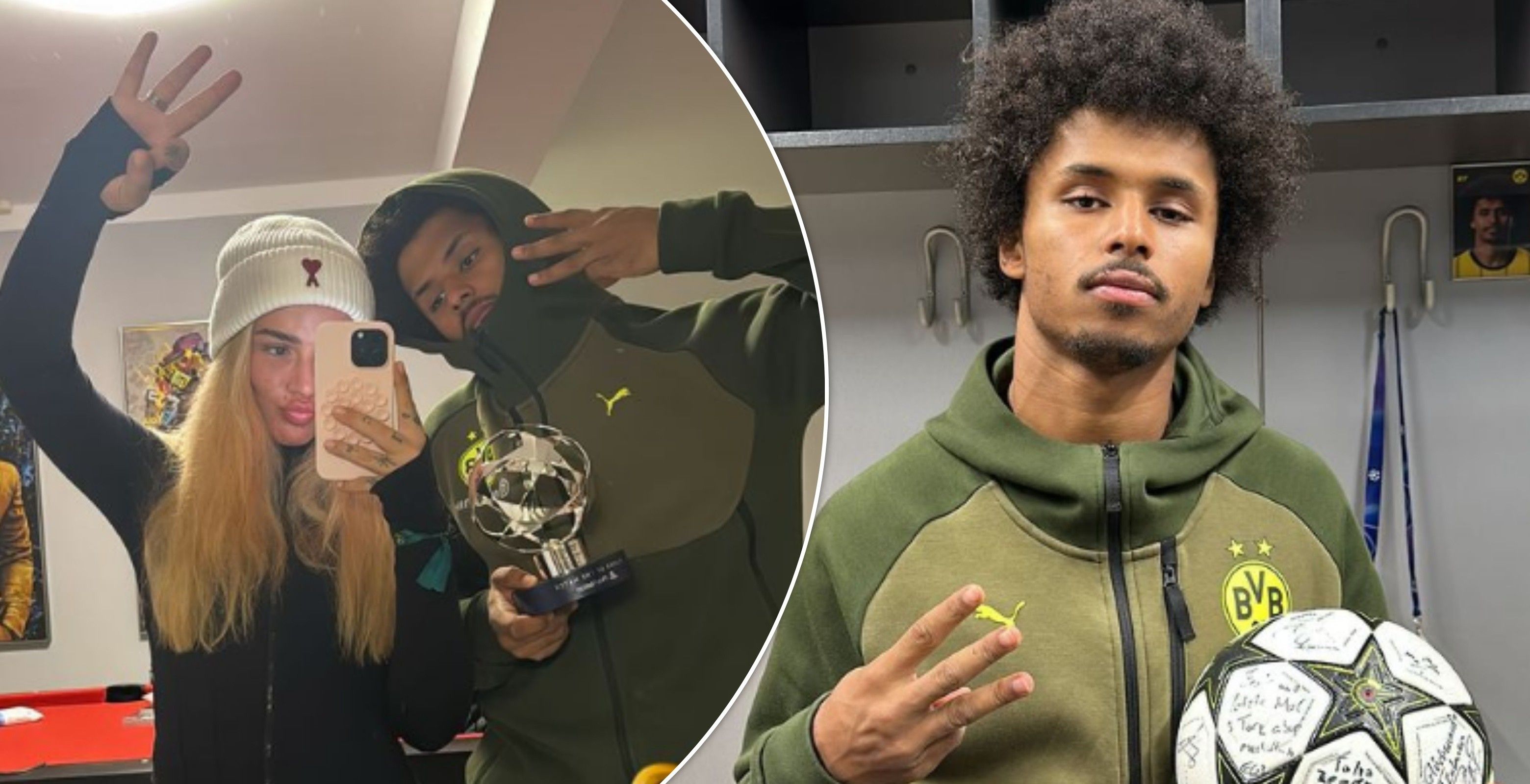 Was declared the best of Dortmund, Karim Adeyemi celebrated with ...