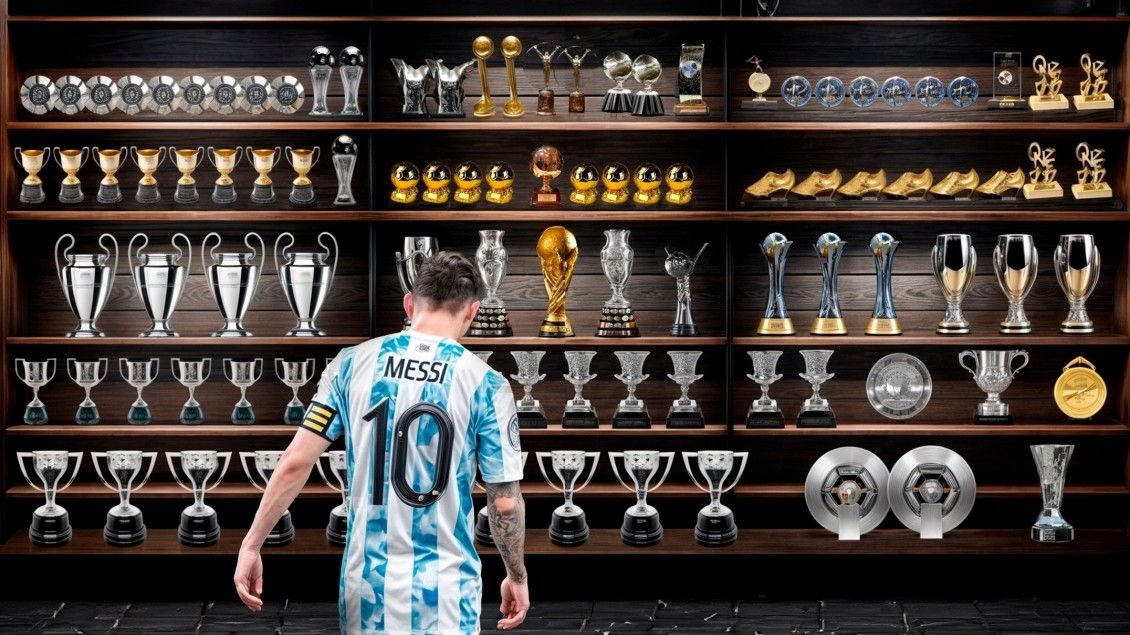 Marca honors Lionel Messi as the player with the most trophies in the ...