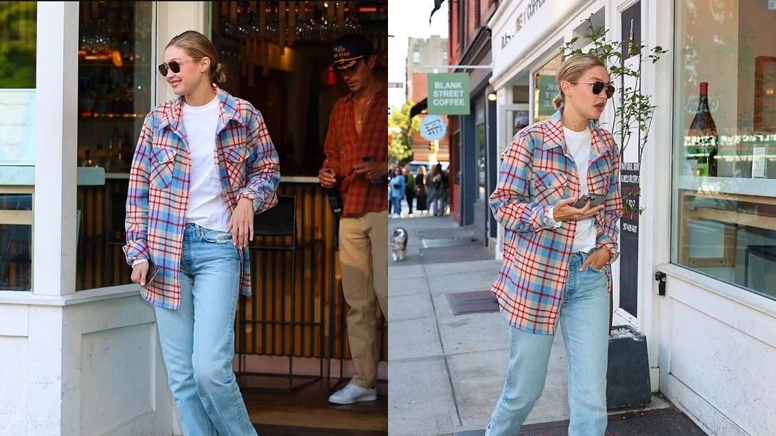 Gigi Hadid makes a very cute appearance for lunch in New York ...