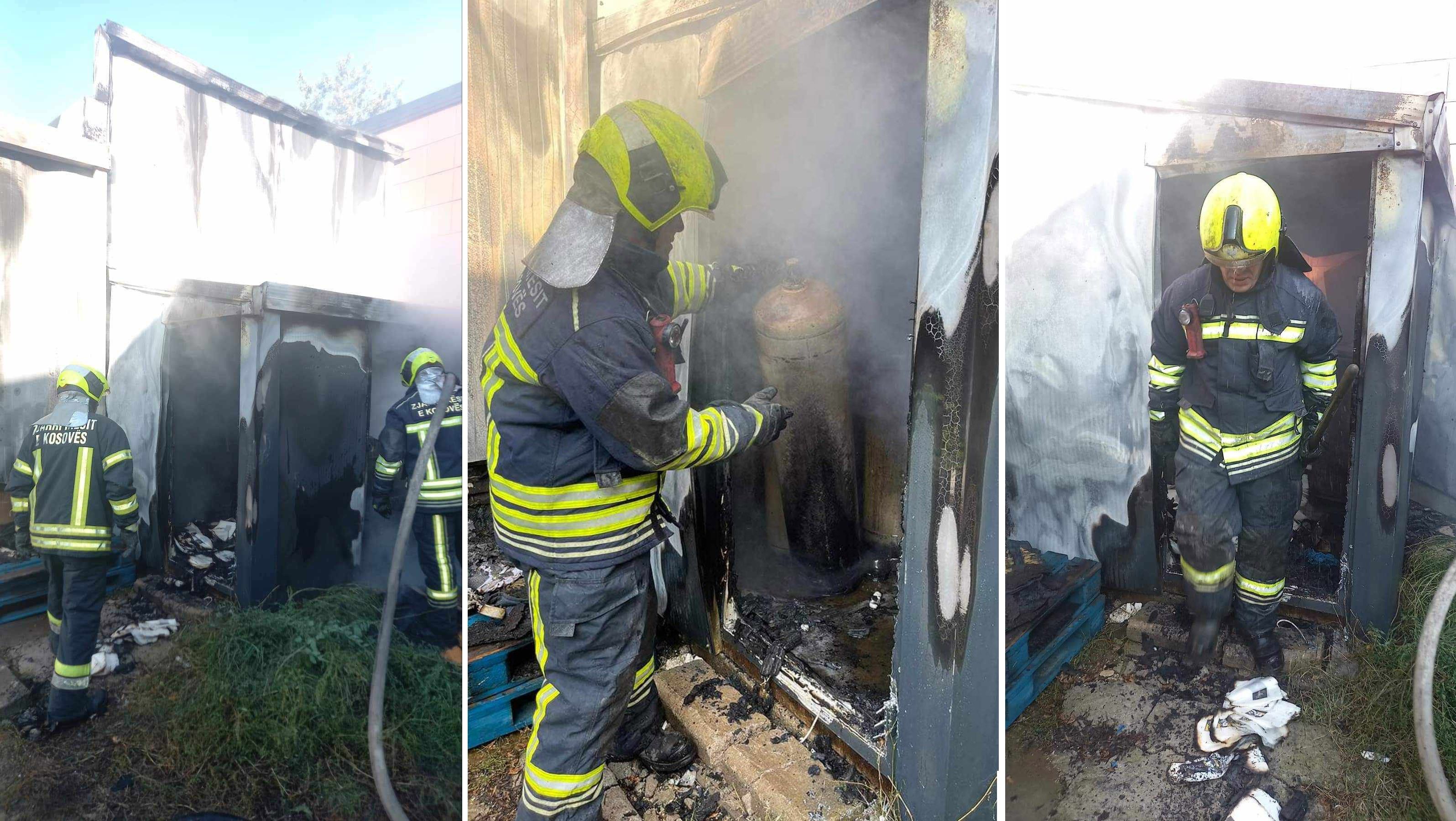 The fire engulfed a warehouse inside the KKUK space, firefighters avoid ...