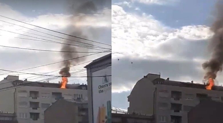 Zjarr në një banesë në Ferizaj - Telegrafi - Telegrafi