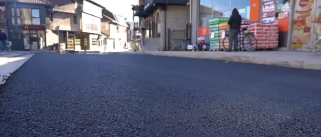 The asphalting of the first layer is done on "Fatime Hetemi" and "Arsim ...