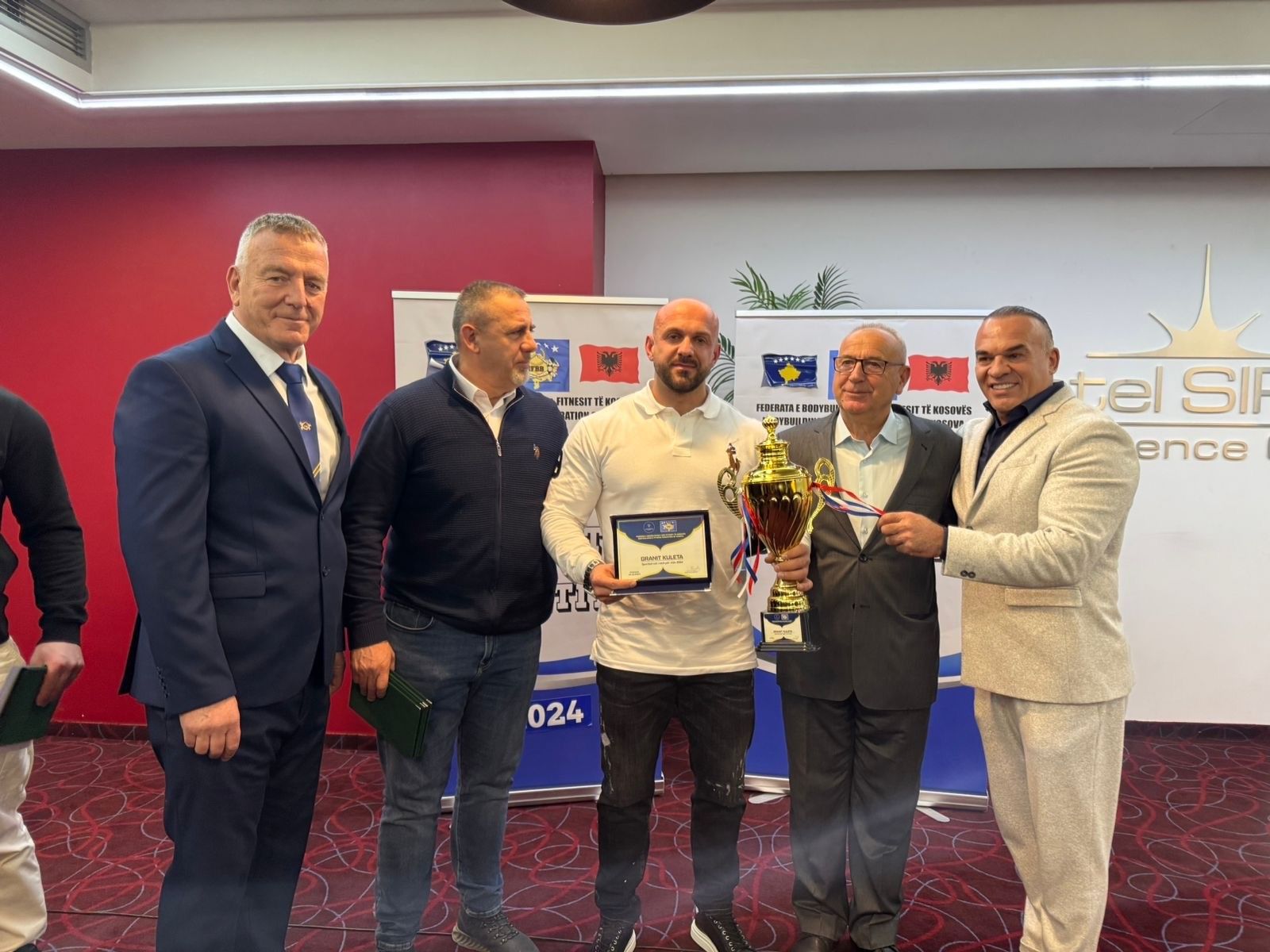 Granit Kuleta is declared "Sportsman of the Year" by FBK - Telegrafi ...