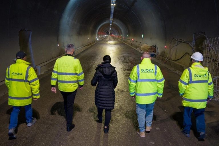 Balluku inspects the works on the Murriz tunnel, it will open for ...