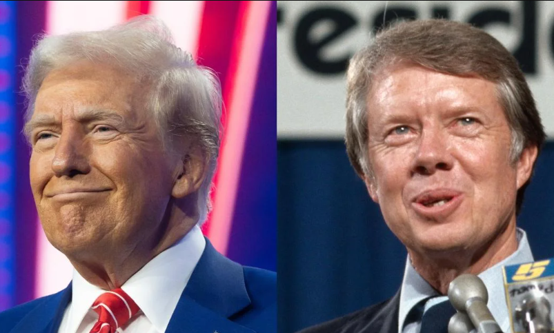 Social media users reveal Jimmy Carter left 'one last gift' to Trump ...