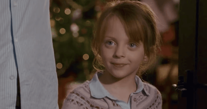 Ajo luajti një vajzë të vogël në një film të famshëm të Krishtlindjeve ...
