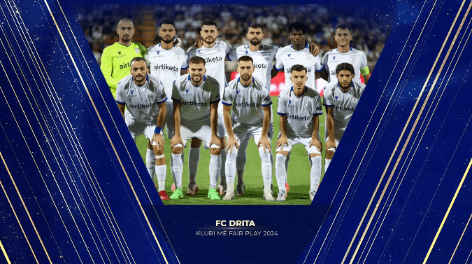 Drita is chosen as the "Club with Fair Play for 2024" - Telegrafi ...