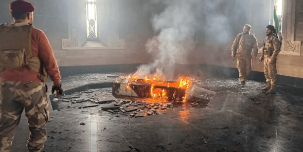 The grave of Assad's father is destroyed - new images are published ...