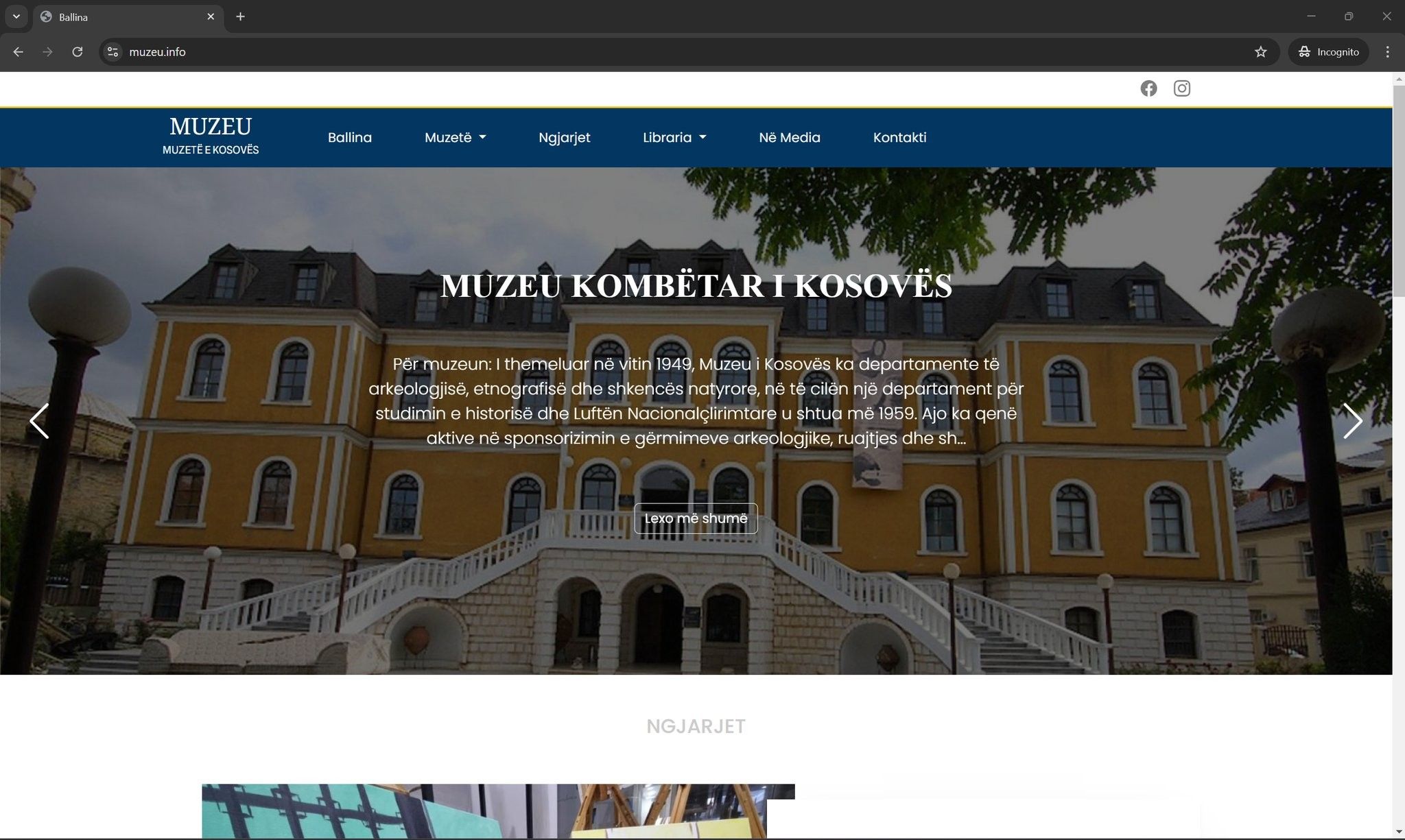 “EC Ma Ndryshe” publikon platformën online për muzetë e Kosovës - Telegrafi - Telegrafi