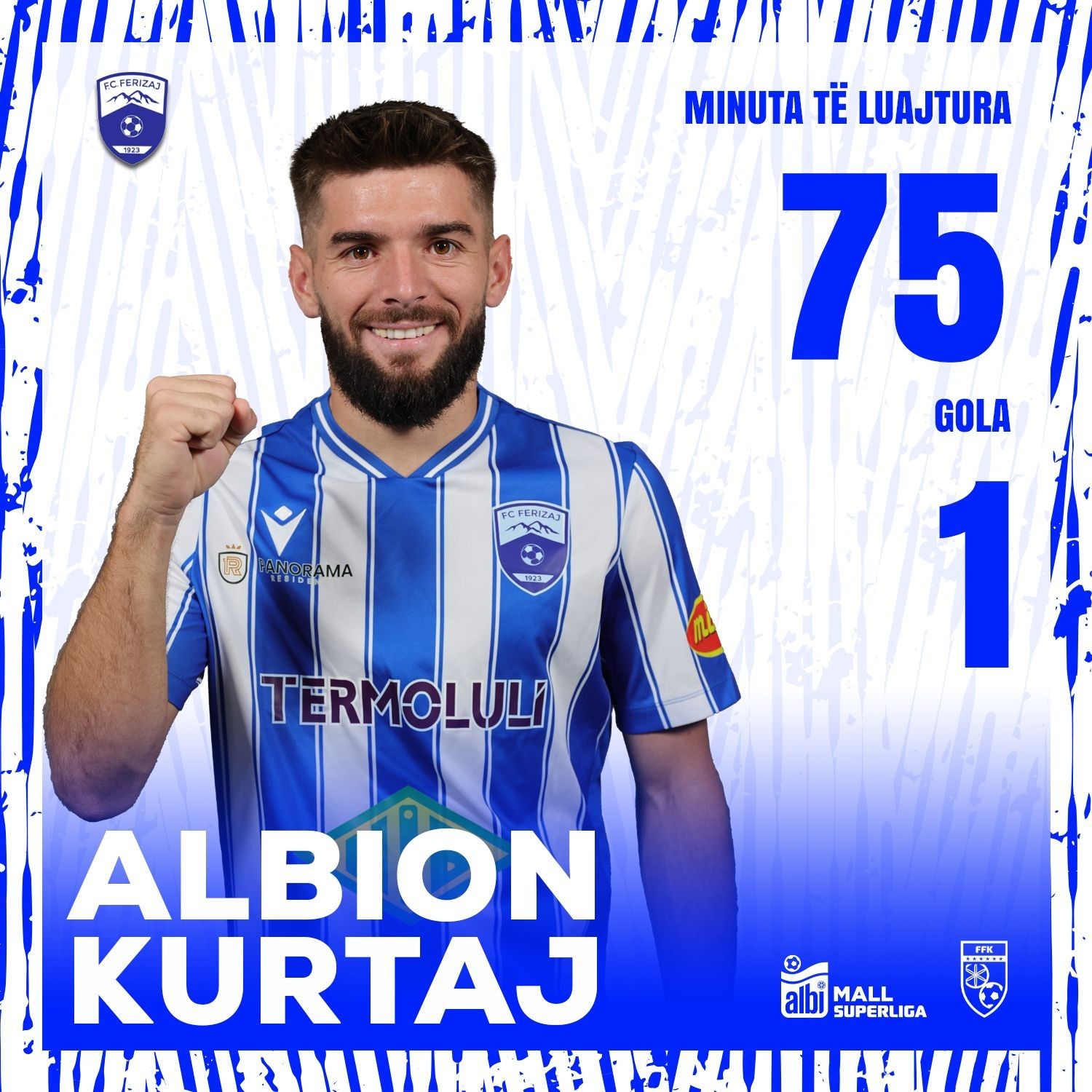 Vendimtar në fitoren e Ferizajt, Albion Kurtaj shpallet 'ylli i javës ...