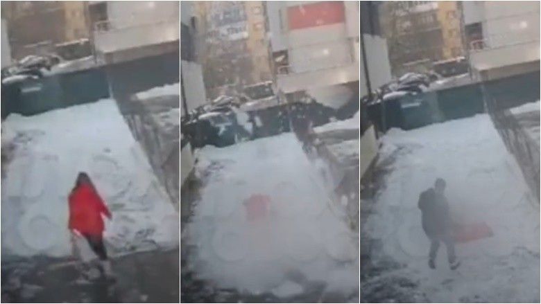 Pamje të frikshme nga Bukureshti: Momenti kur një grua “shtypet për ...