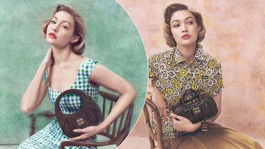 Gigi Hadid radiates elegance in the new Miu Miu campaign - Telegraph ...