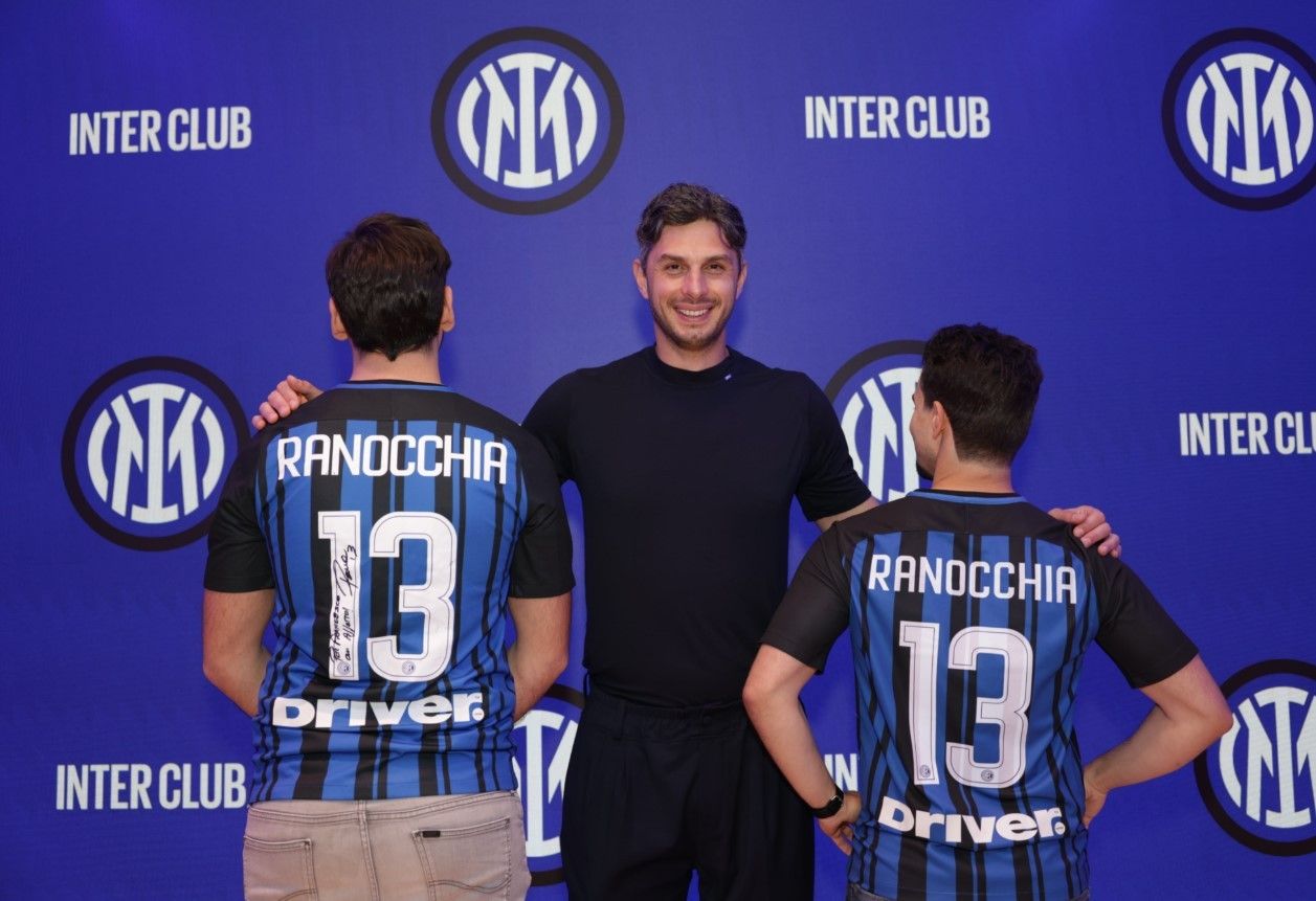 Andrea Ranocchia visited Tirana - met many fans and accompanied Inter ...