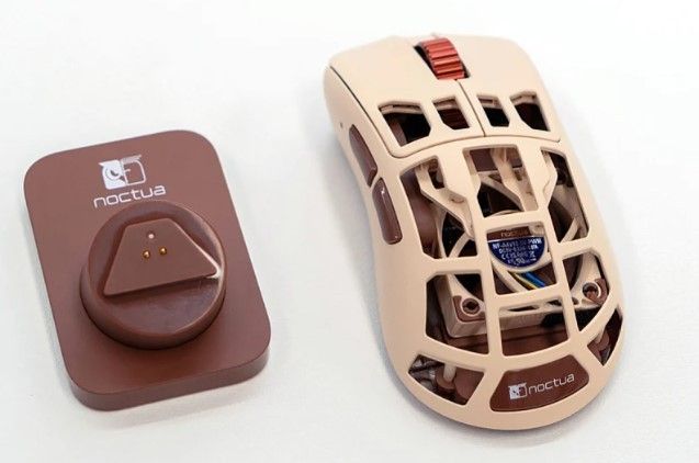Pulsar's gaming mouse has a cooling fan that blows into the palm of ...