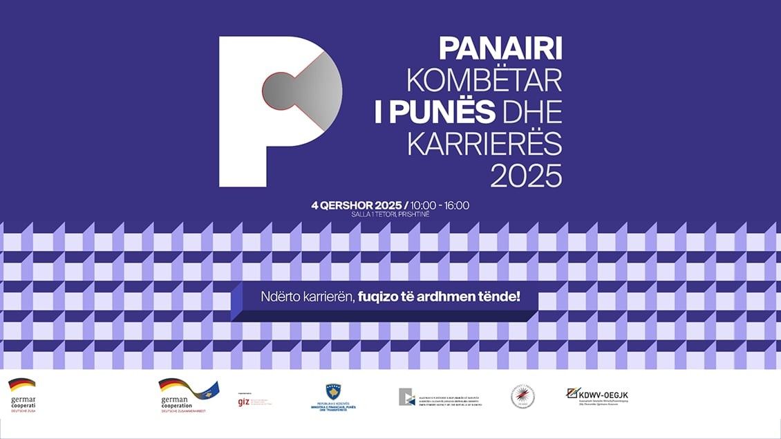 Panairi Kombëtar i Punës dhe Karrierës 2025 – Ftohen bizneset për ...