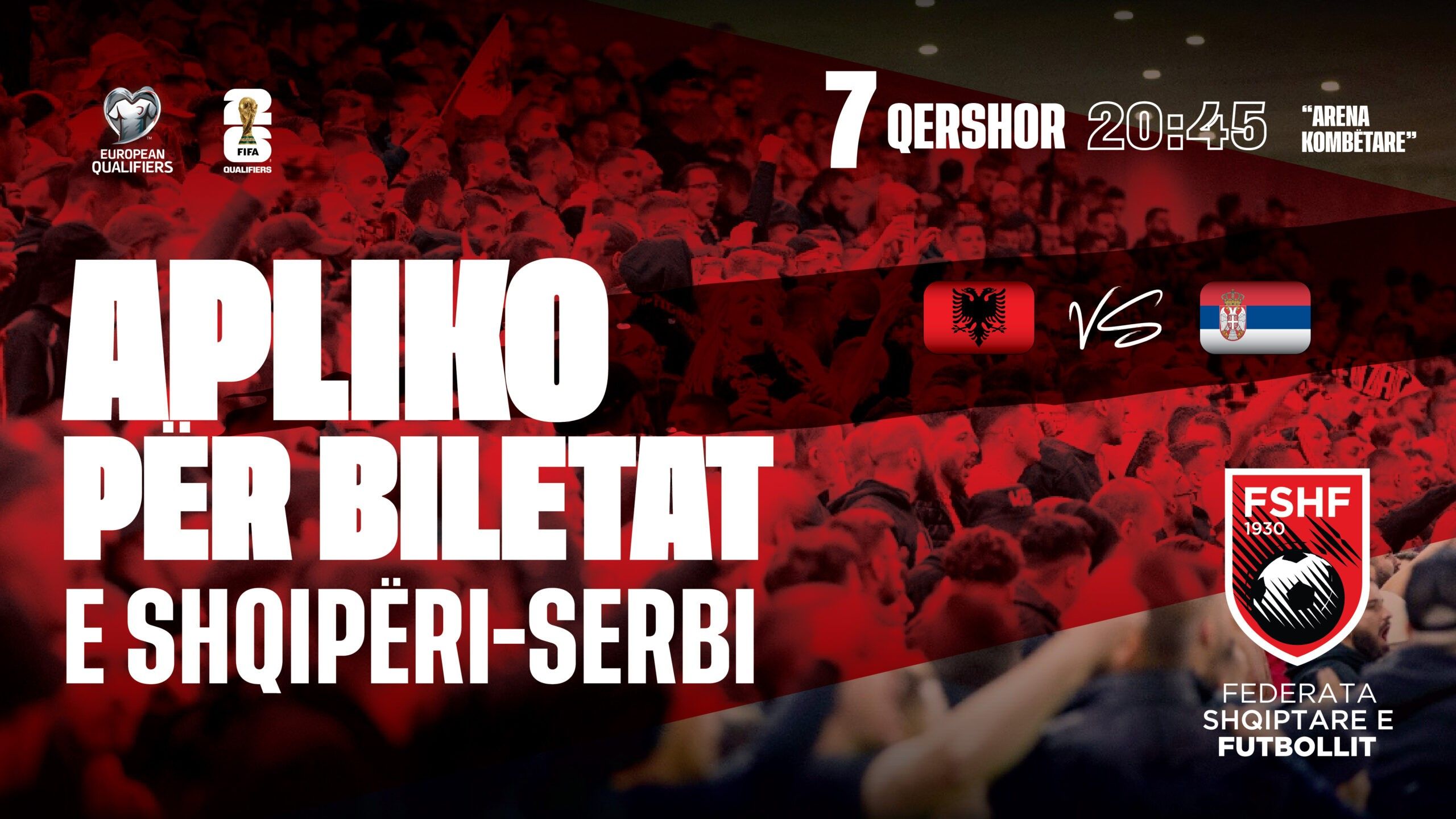 Dalin në shitje biletat për ndeshjen Shqipëri - Serbi - Telegrafi