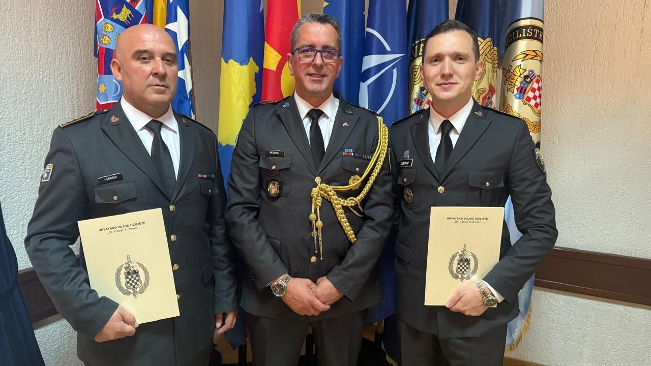 KSF officers graduate from the Military Academy in Croatia - Telegraph ...