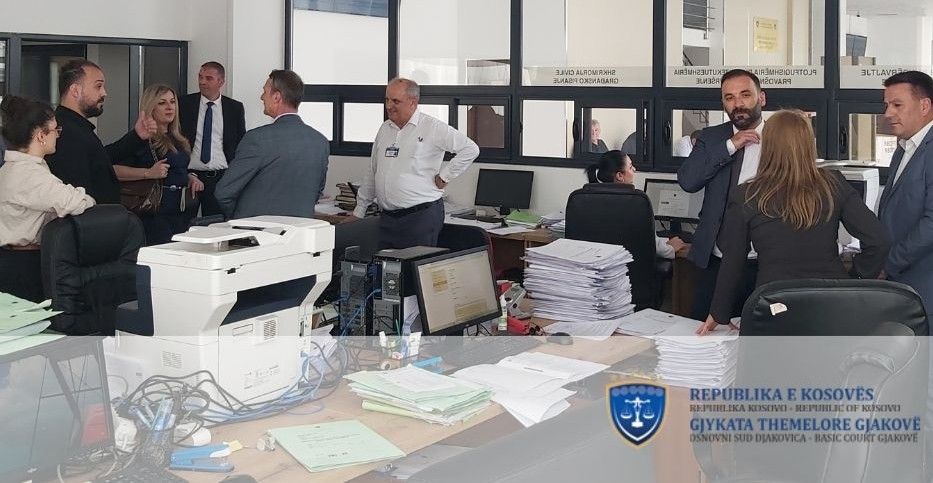 Delegacioni i KGJK-së vizitoi Gjykatën Themelore të Gjakovës - Telegrafi